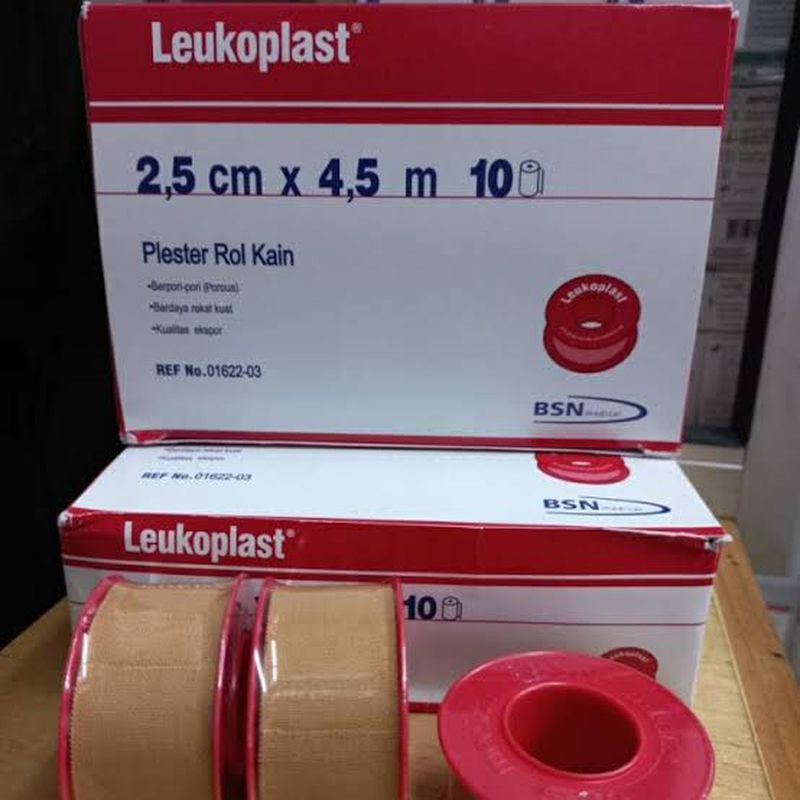 Leukoplast 2,5CM x 4,5M / Plester rol ukuran 2,5