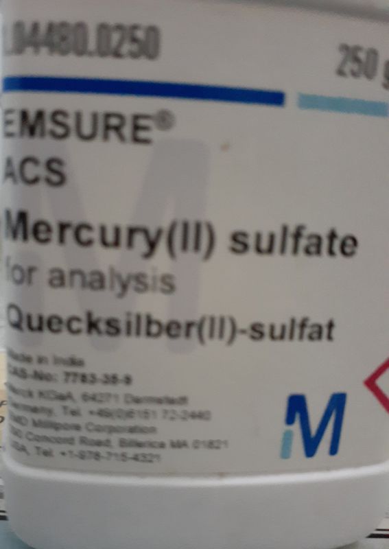 Mercury (II) Sulphate