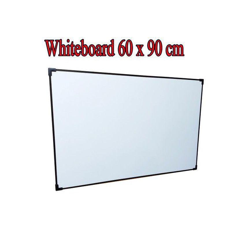 White Board Melamin Putih 90 X 60 cm