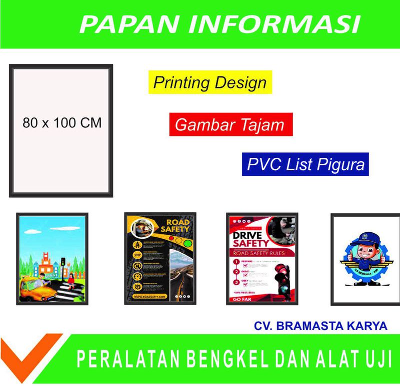 Papan Informasi 80 x 100 CM