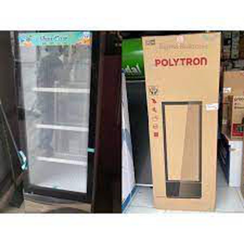 SHOWCASE 1 PINTU POLYTRON 180 LITER SCN-187