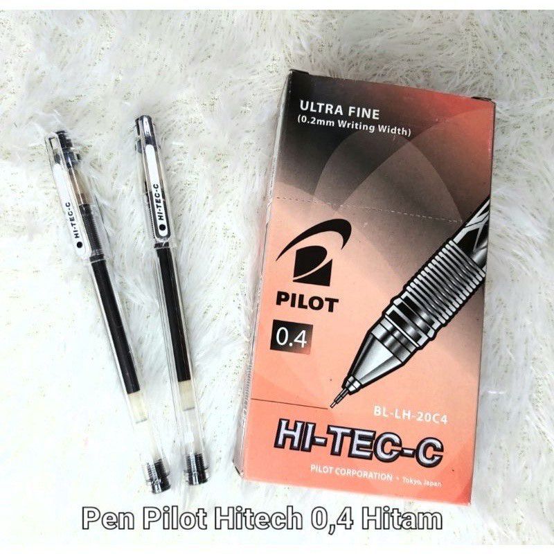 PENA HI-TEC PILOT 0.4 HITAM