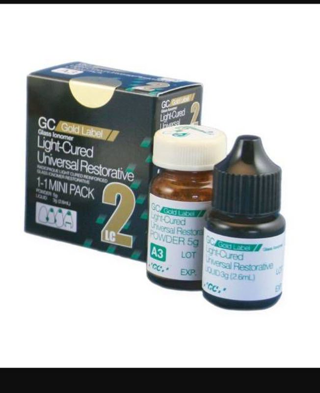 GC fuji 2 LC GIC fuji 2 light cure light cured fuji II mini pack