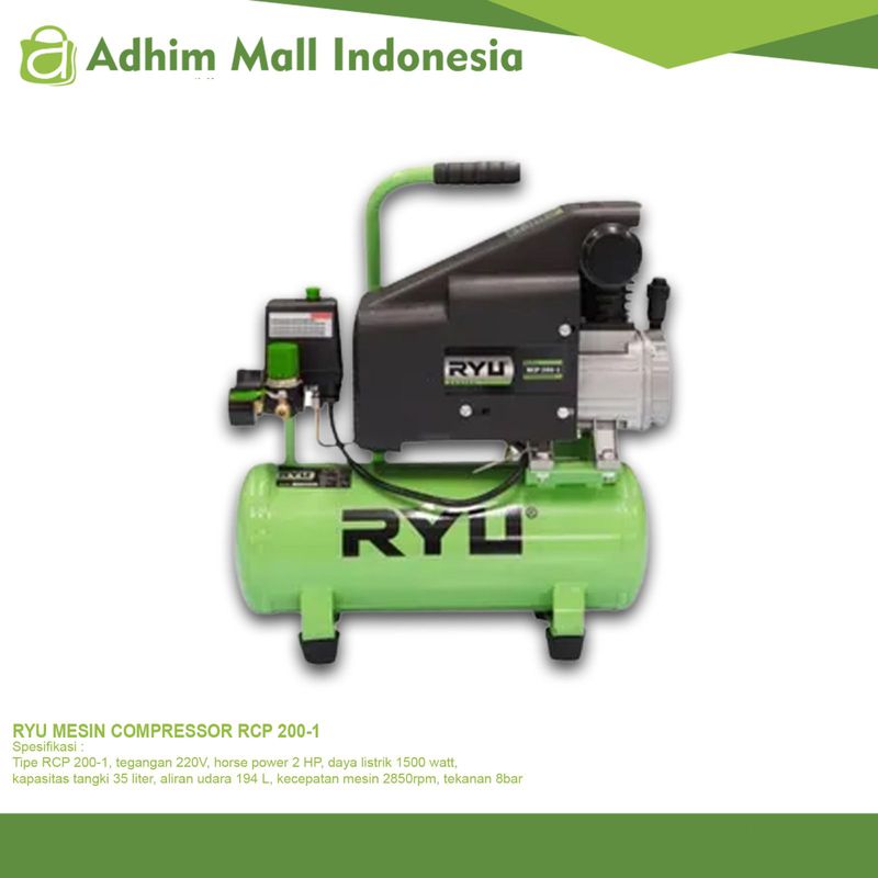 RYU MESIN COMPRESSOR RCP 200-1