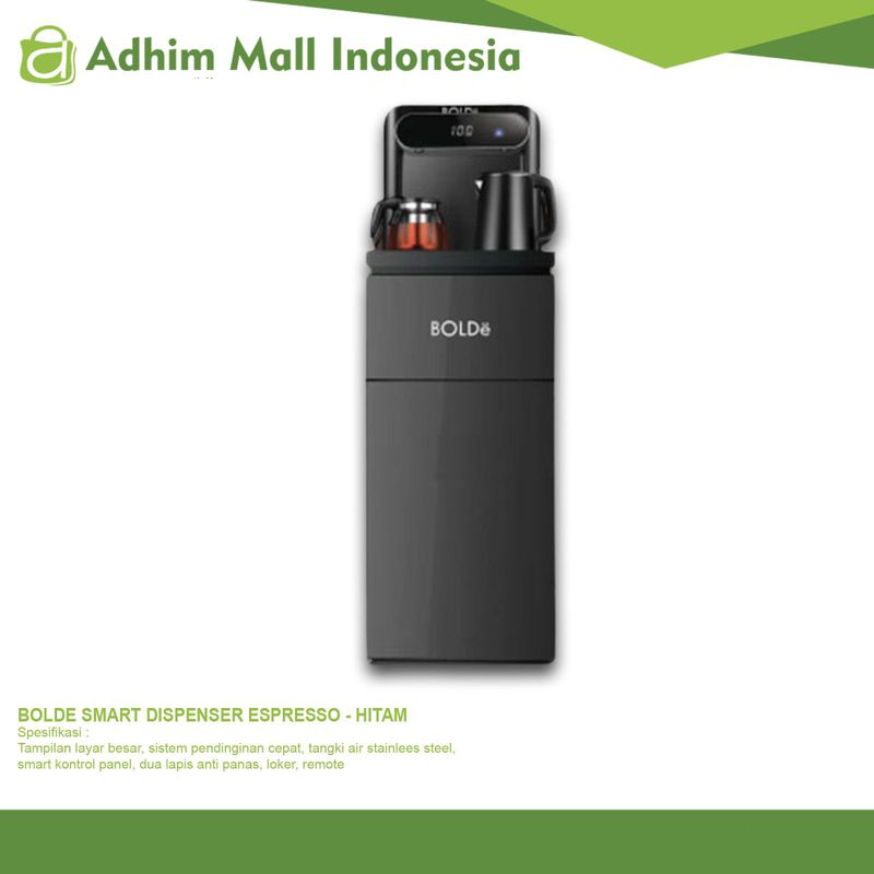 BOLDE SMART DISPENSER ESPRESSO- HITAM