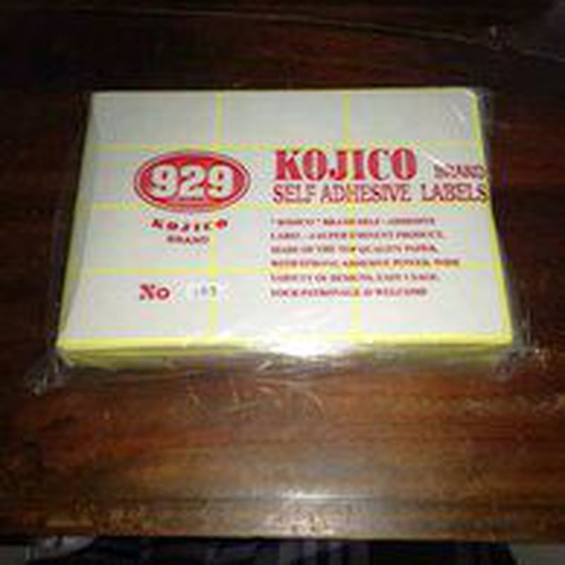 Label Stiker 929