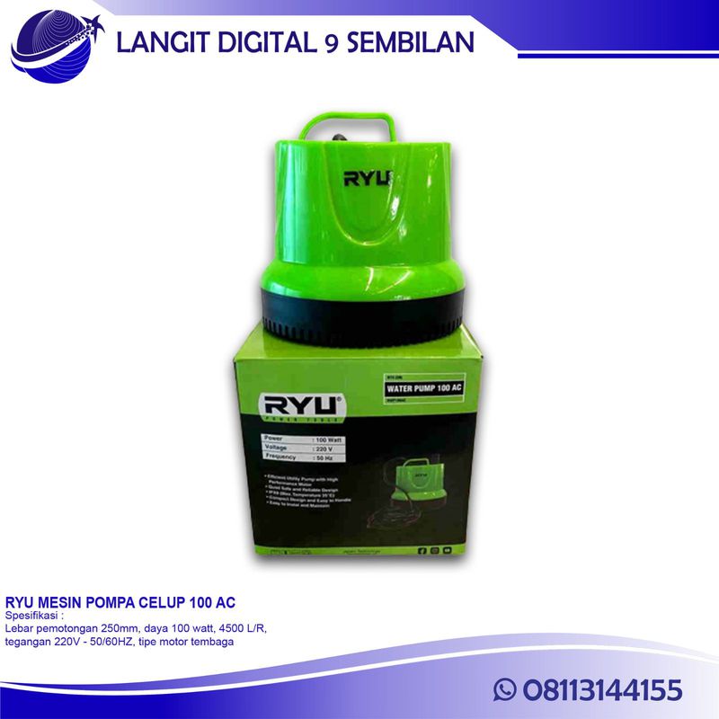 RYU MESIN POMPA CELUP 100 AC
