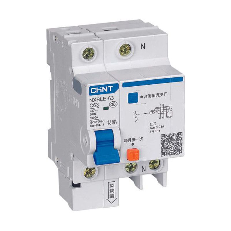 RCBO CHINT ELCB + MCB NXBLE-32 1P+N 6kA 10A