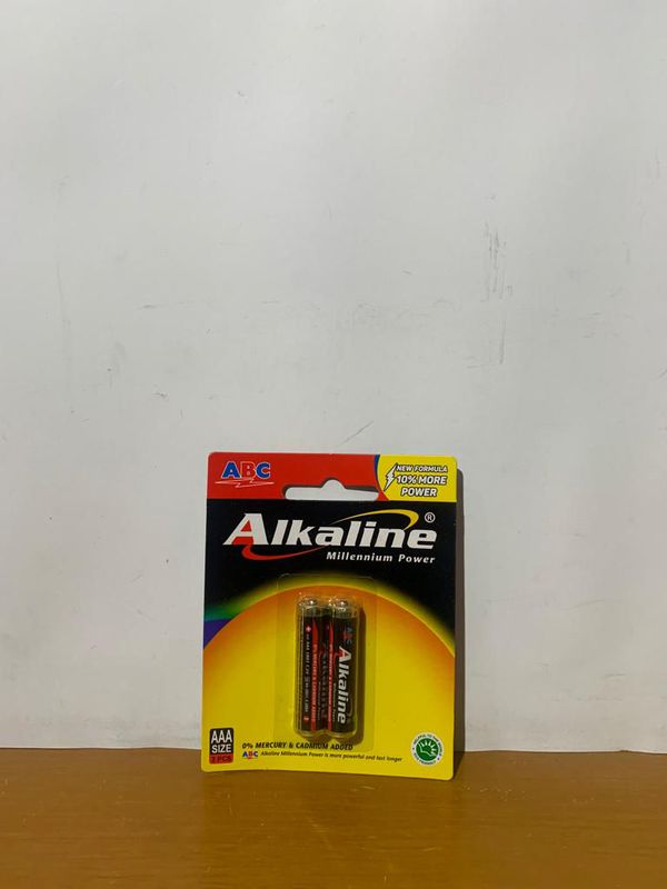 BATERAI ALKALINE AAA / A3 ISI 2