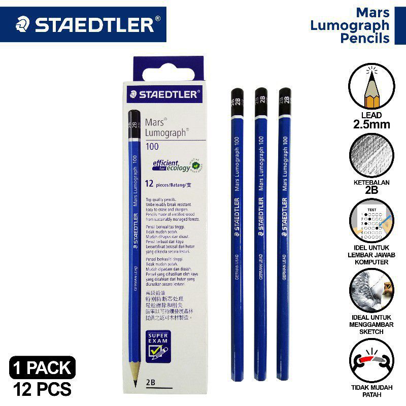 Pensil Staedtler 2B