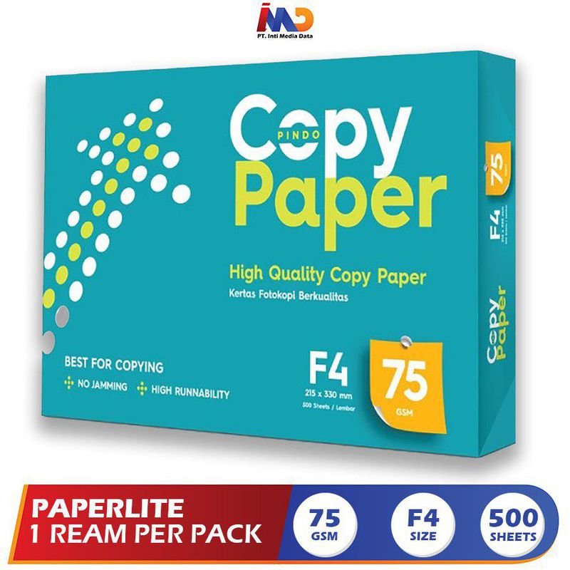 Copy Paper Kertas Fotocopy 75 GSM F4 1 Rim