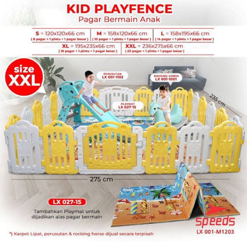 1 set taman bermain anak