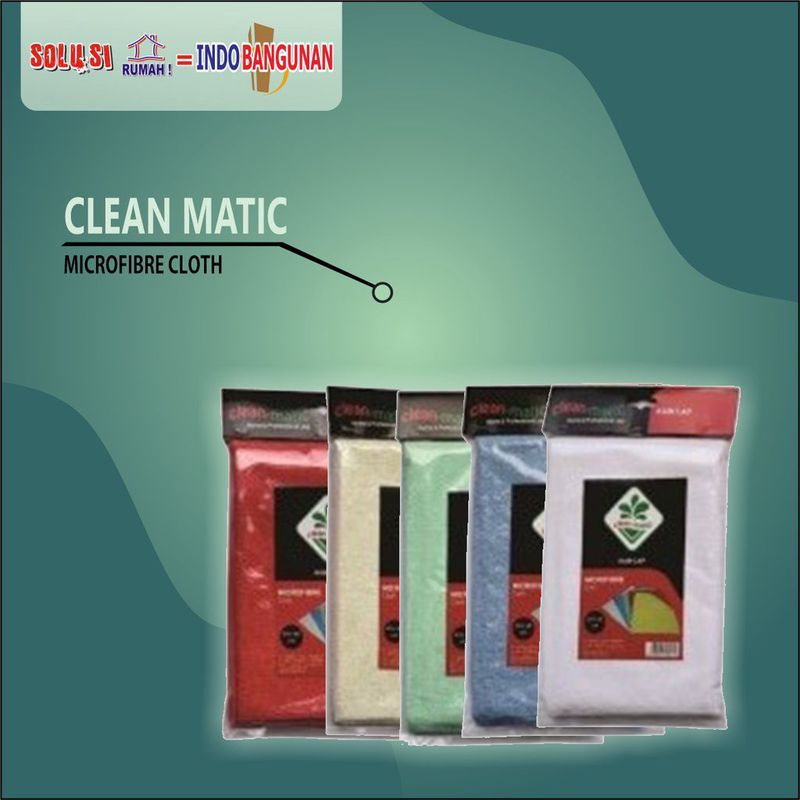 CLEAN MATIC - MICROFIBRE CLOTH/ LAP/ KAIN LAP
