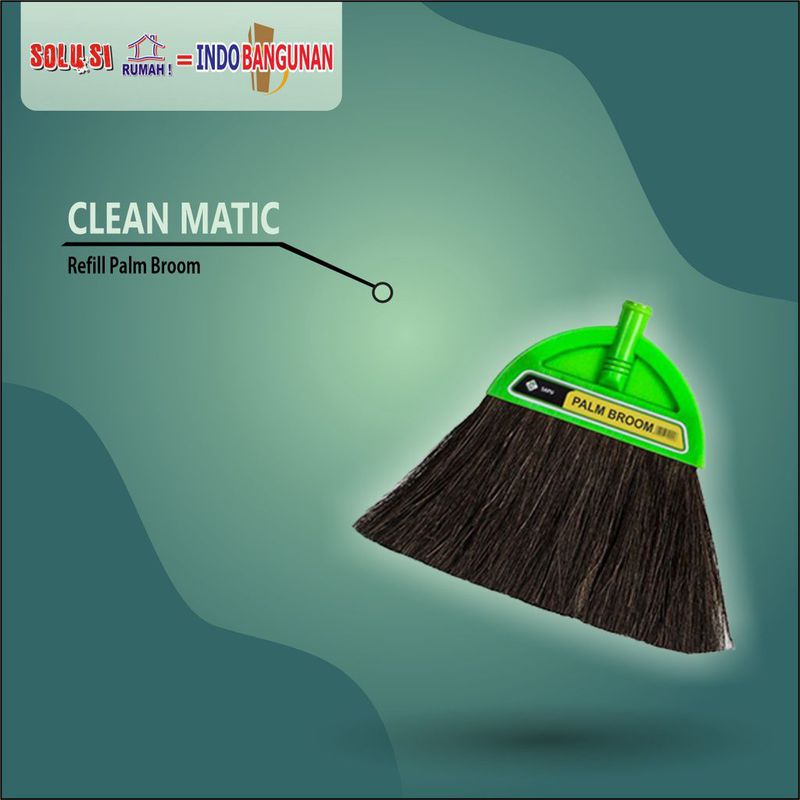 CLEAN MATIC - PALM BROOM REFILL/ SAPU/ SAPU LANTAI
