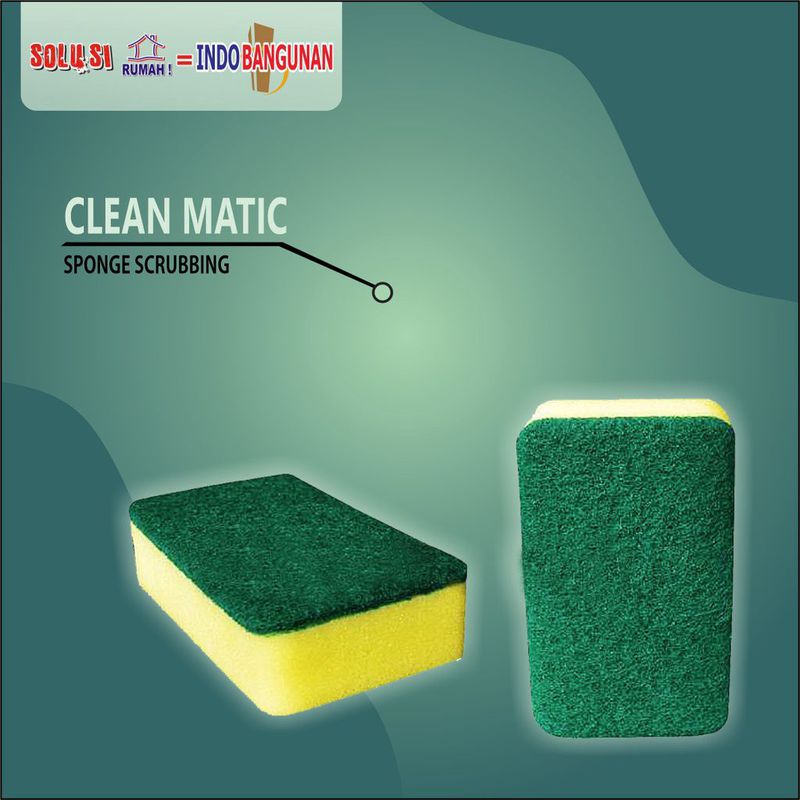 CLEAN MATIC - SPONGE SCRUBBING/ SPONS/ SPONGE