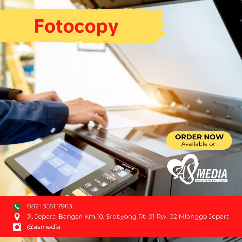 FOTOCOPY DOKUMEN A4/F4 1 MUKA