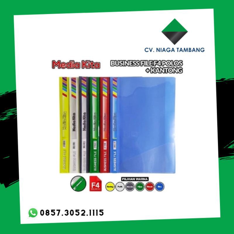 MEDIAKITA MAP SNAIL / FILE KANTONG PLASTIK