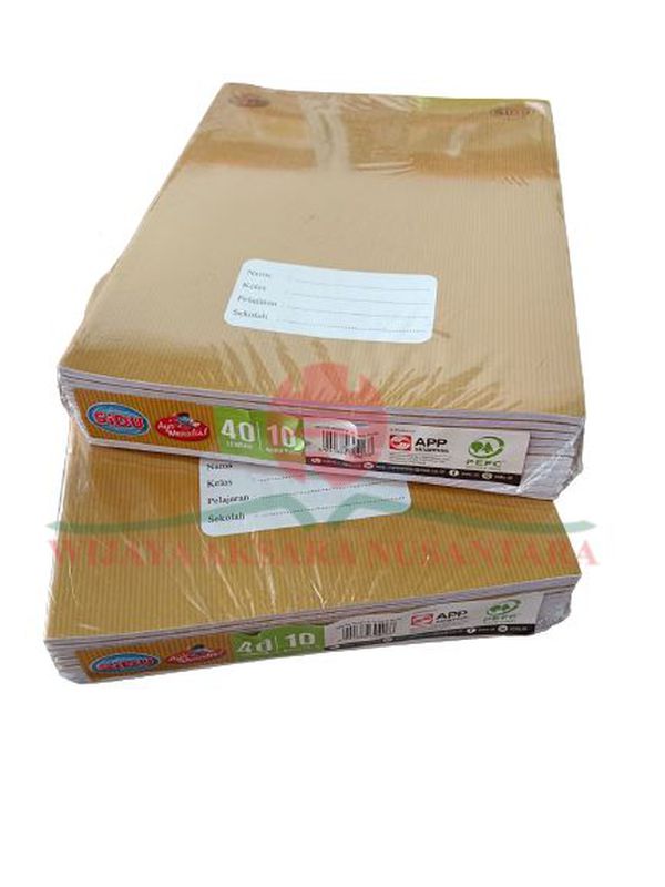 Buku Tulis Sidu 40 Lembar Sampul Coklat