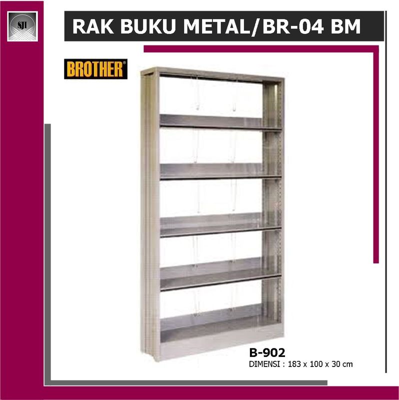RAK BUKU METAL/BR-04 BM