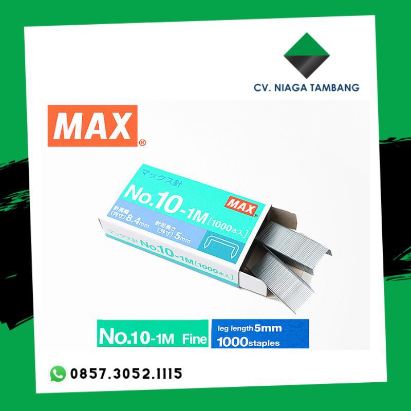 ISI STAPLES MAX NO.10-1M