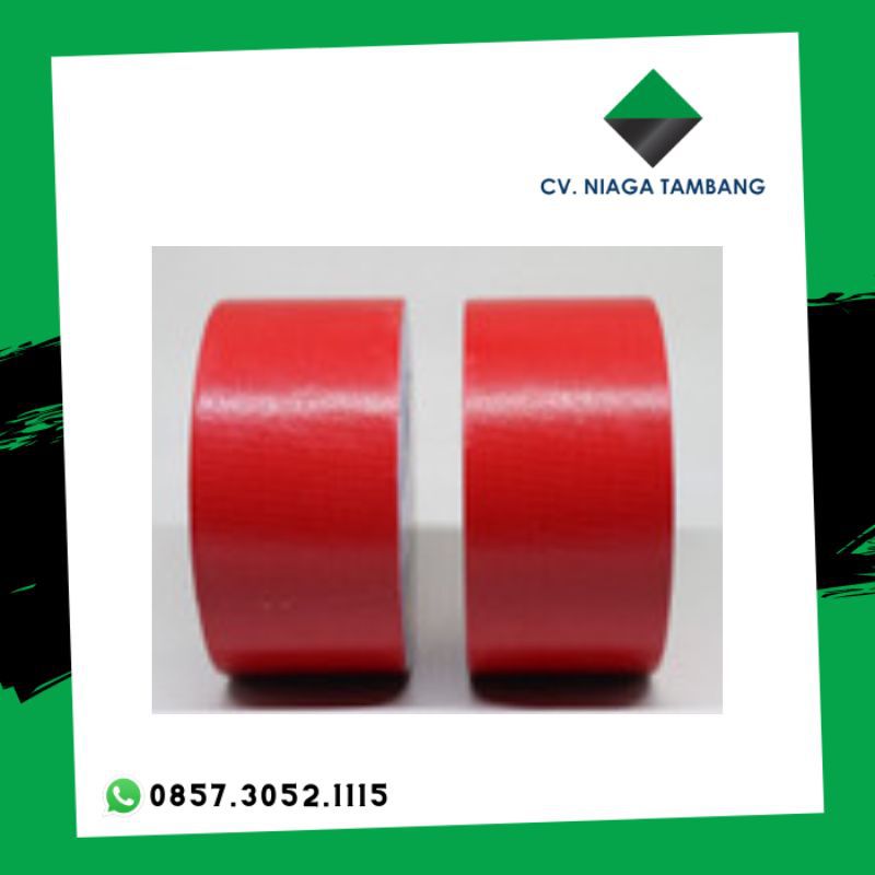 MATIC CLOTH TAPE 48MM - MERAH
