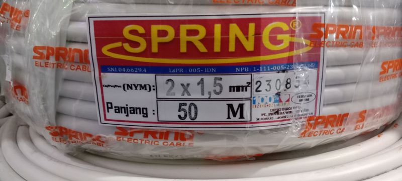 KABEL SPRING NYM 2 X 1,5 20 MTR