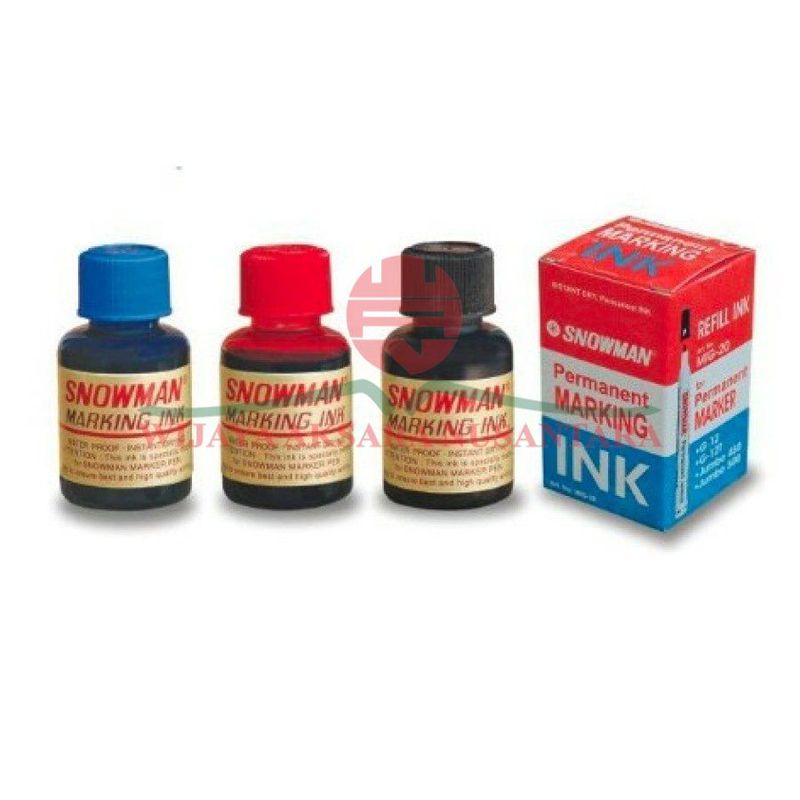 Refill Spidol Snowman Permanent - Merah