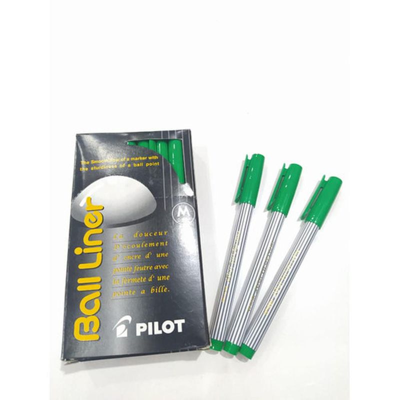 PILOT BALPOINT BALLINER 0,8 MM HIJAU