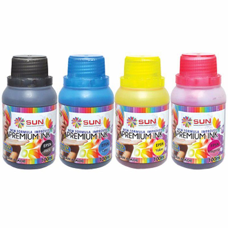 TINTA SUN PREMIUM INK NFI 100 ml - CANON/HP - Kuning