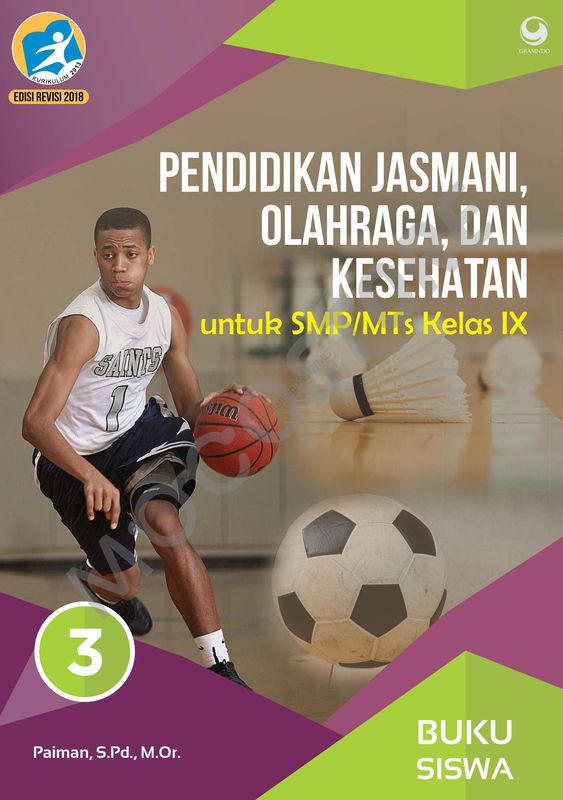 EBOOK - Buku Siswa Pendidikan Jasmani, Olahraga, dan Kesehatan SMP/MTs Kelas 9