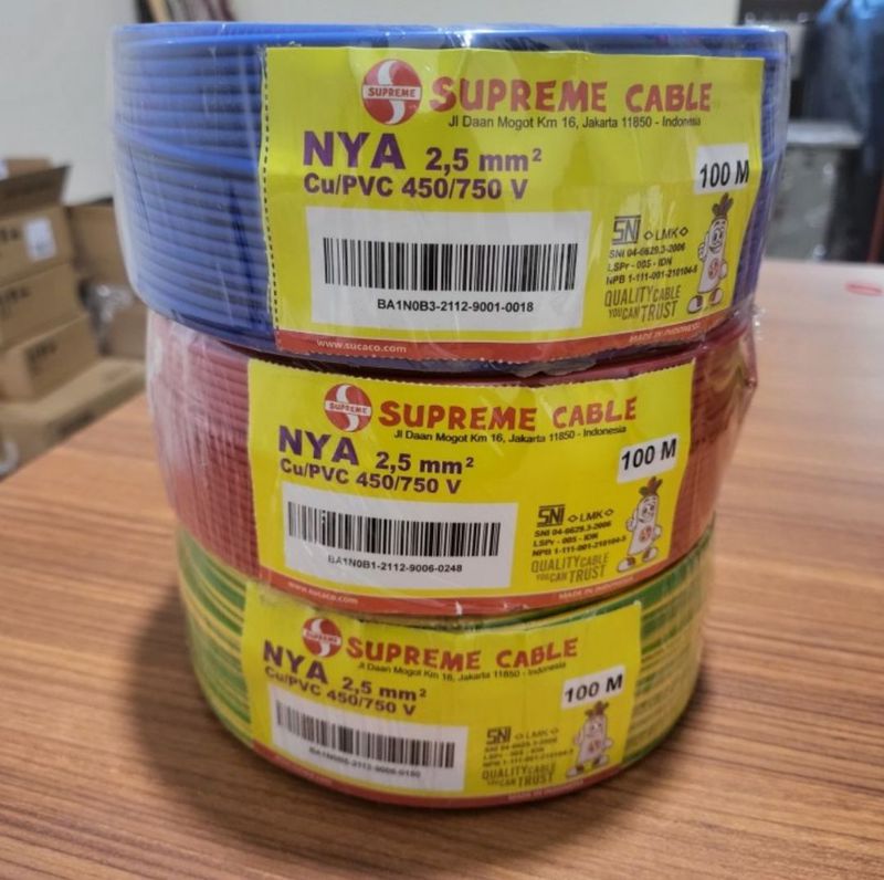 KABEL NYA, 2,5 mm2 Supreme - Kuning