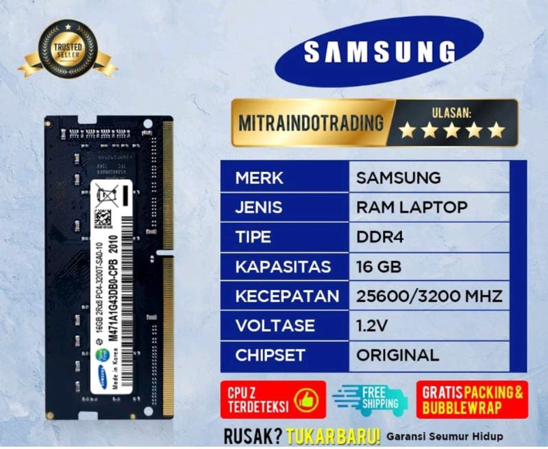 Ram DDR4 16GB Samsung