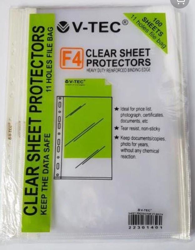 Sheet Protektor F4