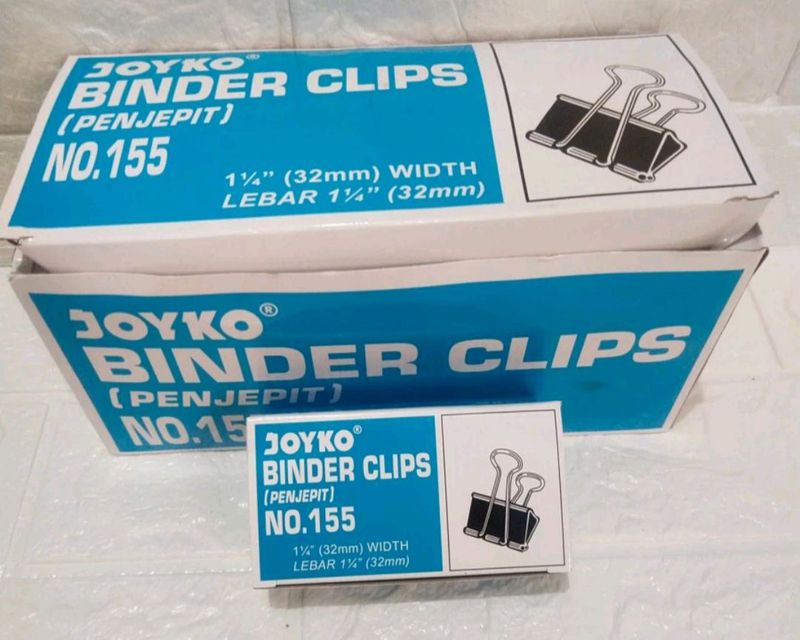 JOYKO BINDER CLIP 105 KECIL 15MM ISI 12 BOX KECIL