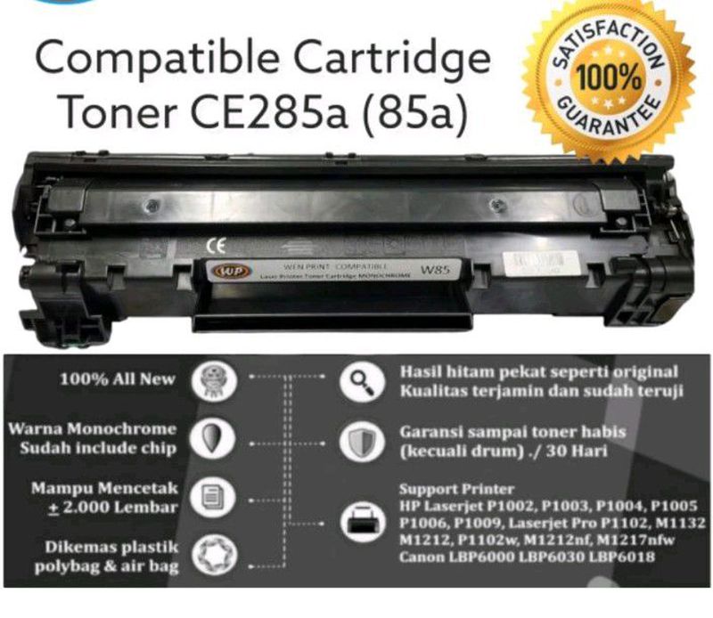 Toner Laser Jet HP 285A