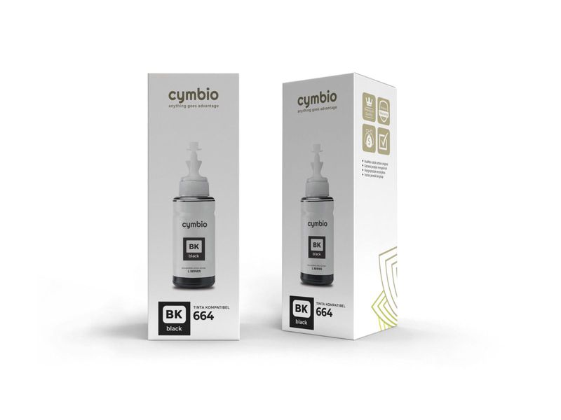Tinta compatible Cymbio 664 Black