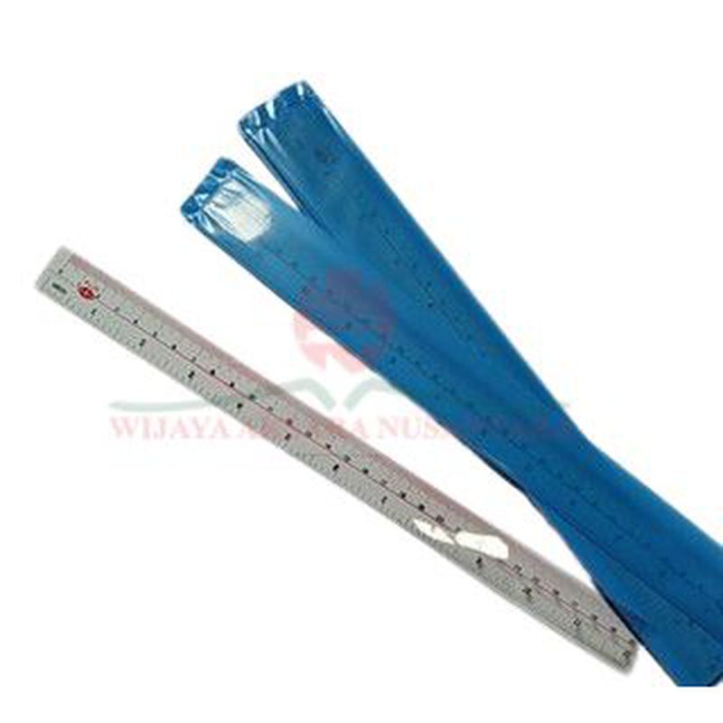 Penggaris mika tipis 30 cm