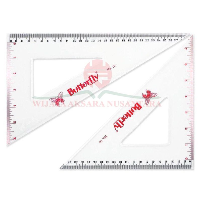Penggaris Segitiga Butterfly No.10