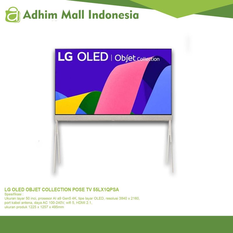 LG OLED OBJET COLLECTION POSE TV 55LX1QPSA