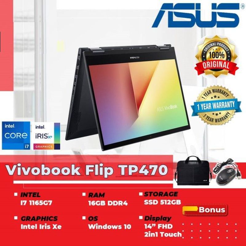 LAPTOP ASUS FLIP TP470EZ