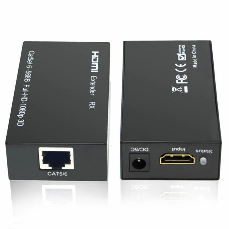 HDMI Extender 60M Converter HDMI to LAN 60M Cat5 Cat6