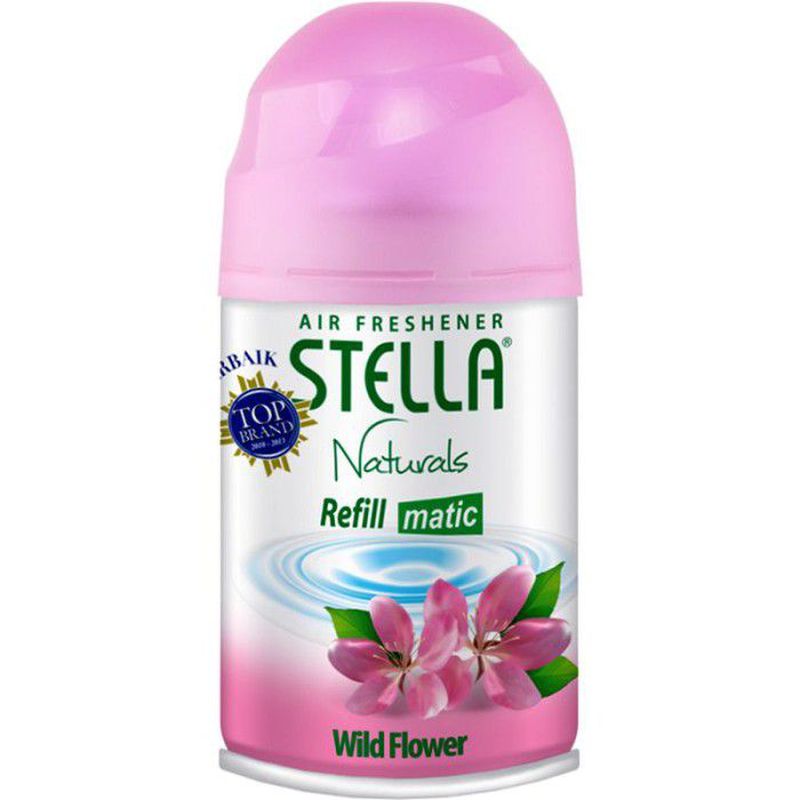 STELLA AIR FRESHENER MATIC REFFIL WILD FLOWER KLG 225ML