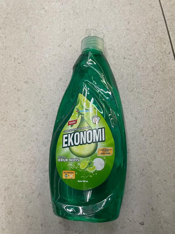 Ekonomi Power Liquid sabun cuci piring botol 750 ml