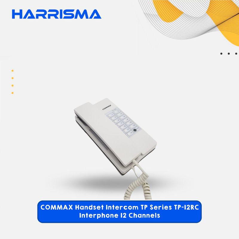 COMMAX Handset Intercom TP Series TP-12RC Interphone 12 Channels