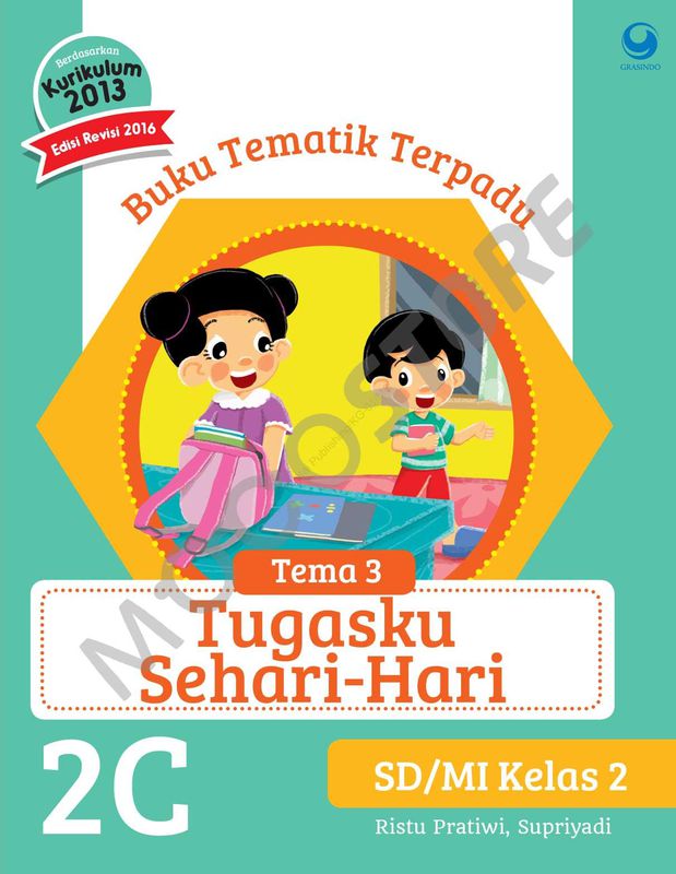 EBOOK - Tematik 2C Tugasku Sehari - hari Kurikulum 2013 Revisi 2016