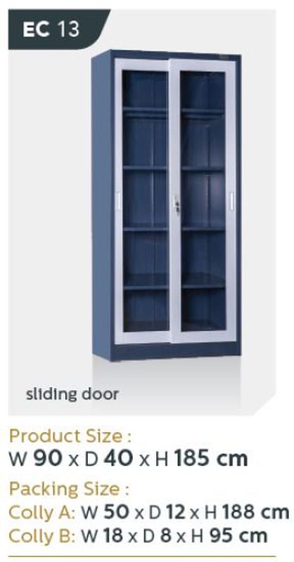 LEMARI EMPORIUM EC 13 PINTU KACA SLEDING