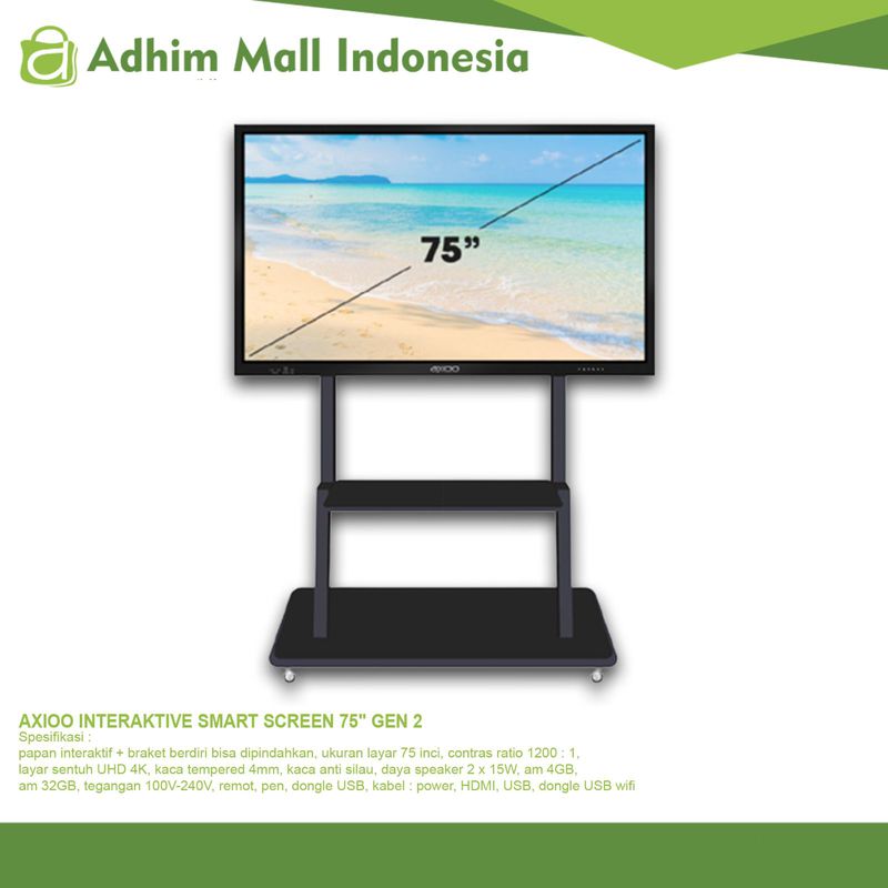 AXIOO INTERAKTIVE SMART SCREEN 75'' GEN 2