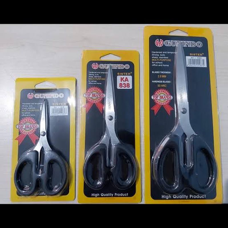 GUNTING KERTAS MERK GUNINDO SEMUA UKURAN - Sedang