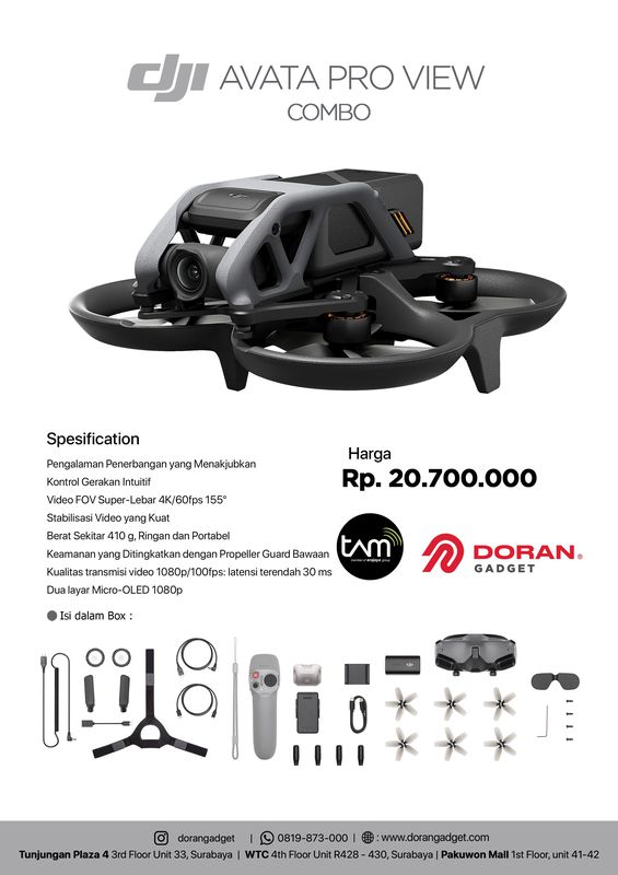 DJI AVATA Pro View Combo