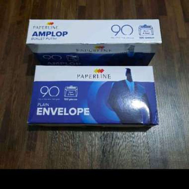 Amplop Paperline 90 - Amplop putih panjang - Amplop polos Paperline